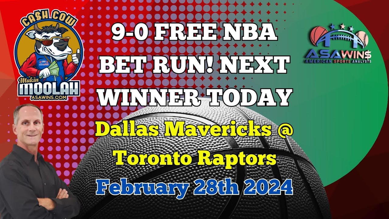 Score BIG with today's NBA free bet | 2-28-24 | 100% STREAK - YouTube