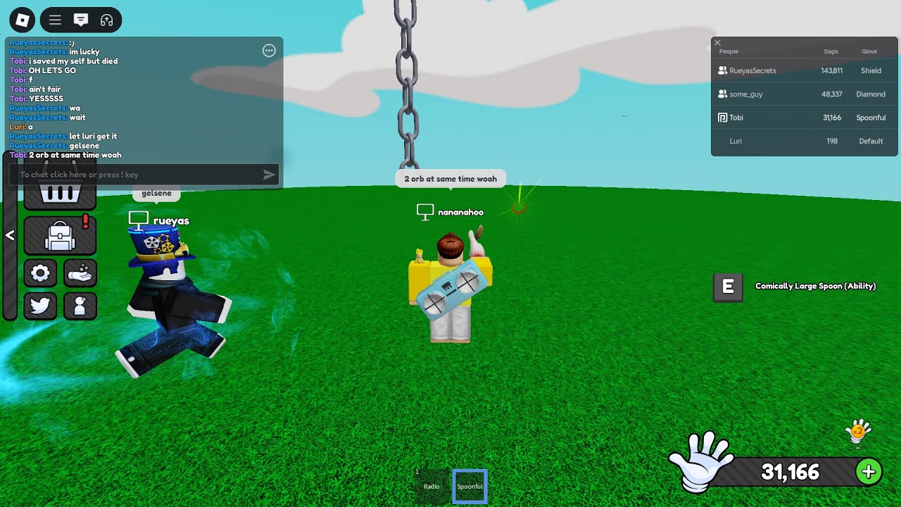 Getting clipped wings roblox slap battles - YouTube