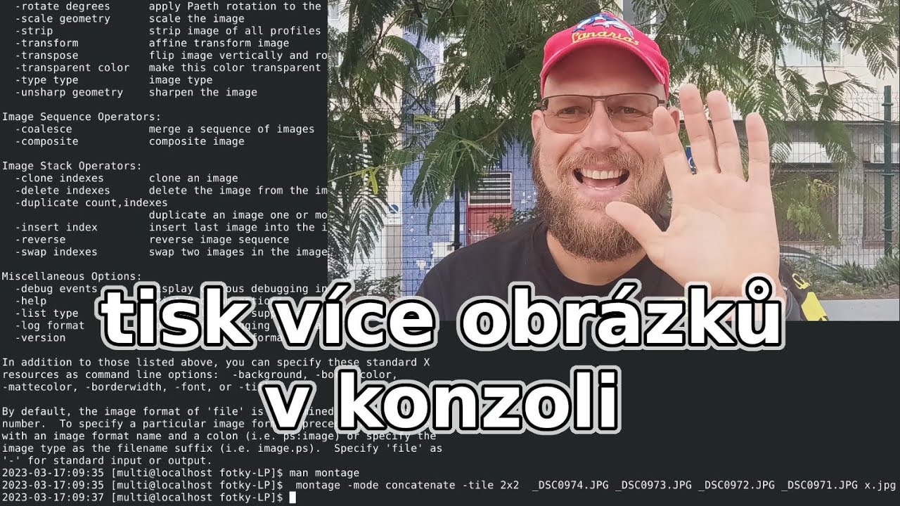 spojení více obrázků v konzoli - YouTube