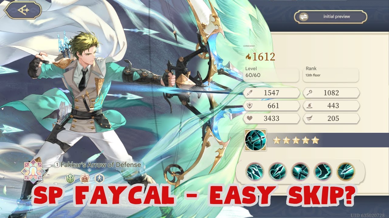 SP FAYCAL EASY SKIP? HE IS JUST LAYLA 2.0? [Sword of Convallaria] - YouTube