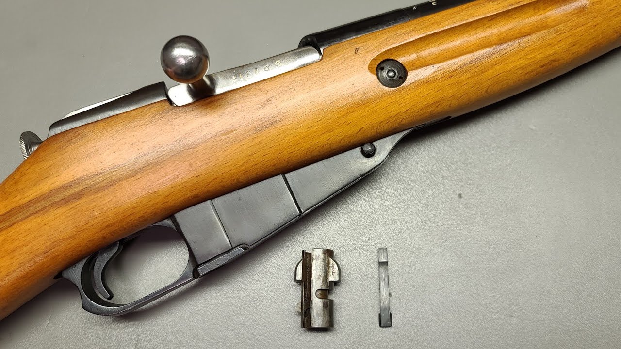How to remove a Mosin Nagant extractor - YouTube