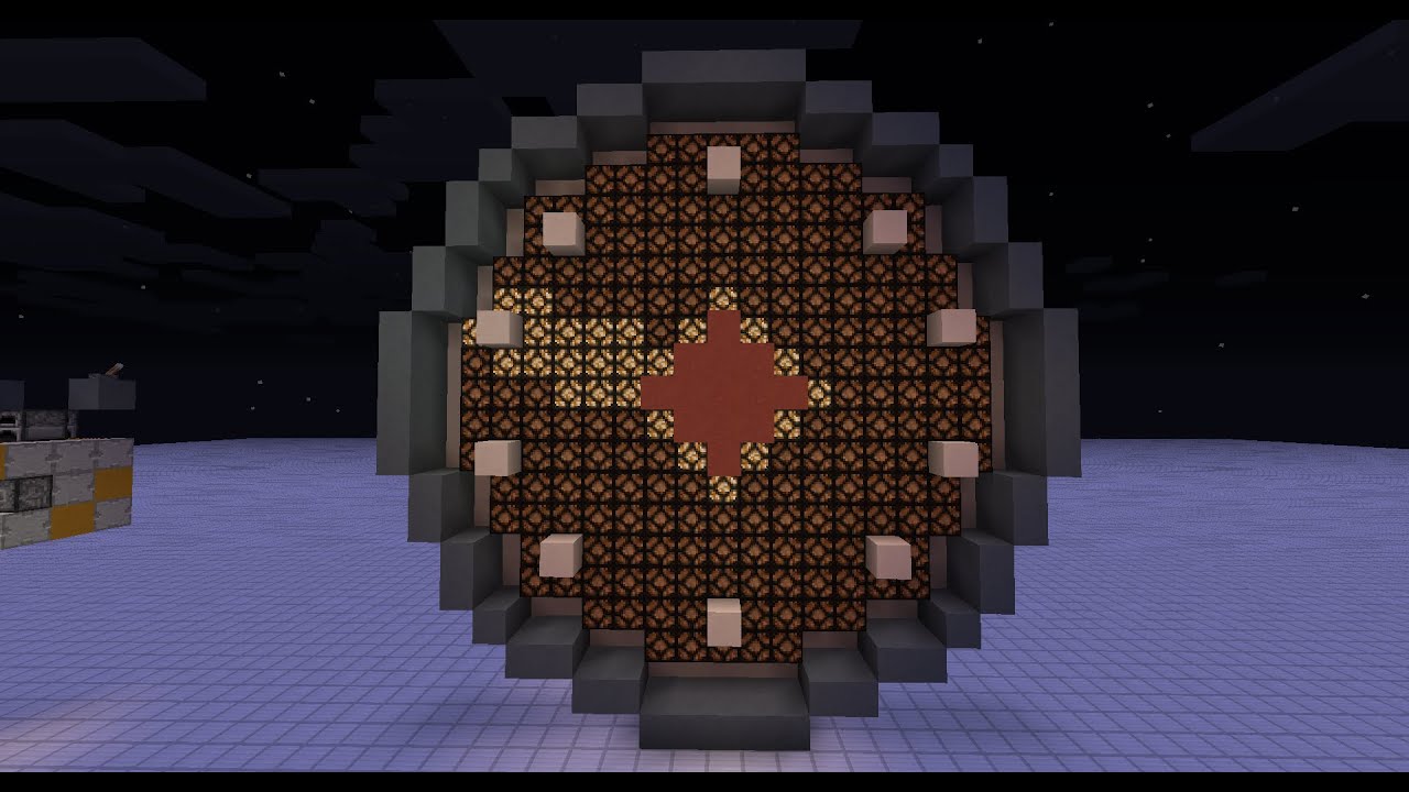 Redstone Concept: Compact Analog Clock - YouTube