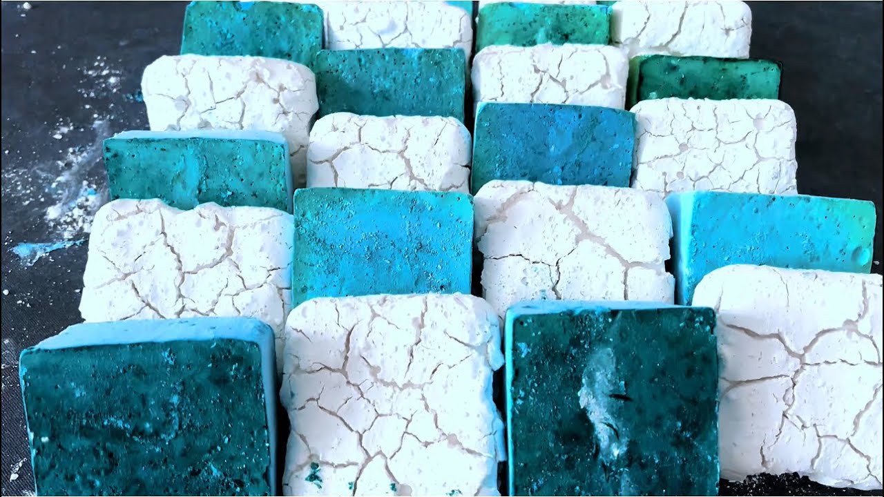 Softest pasted plain blocks + super soft vibrant teal blocks /ODDLY ...