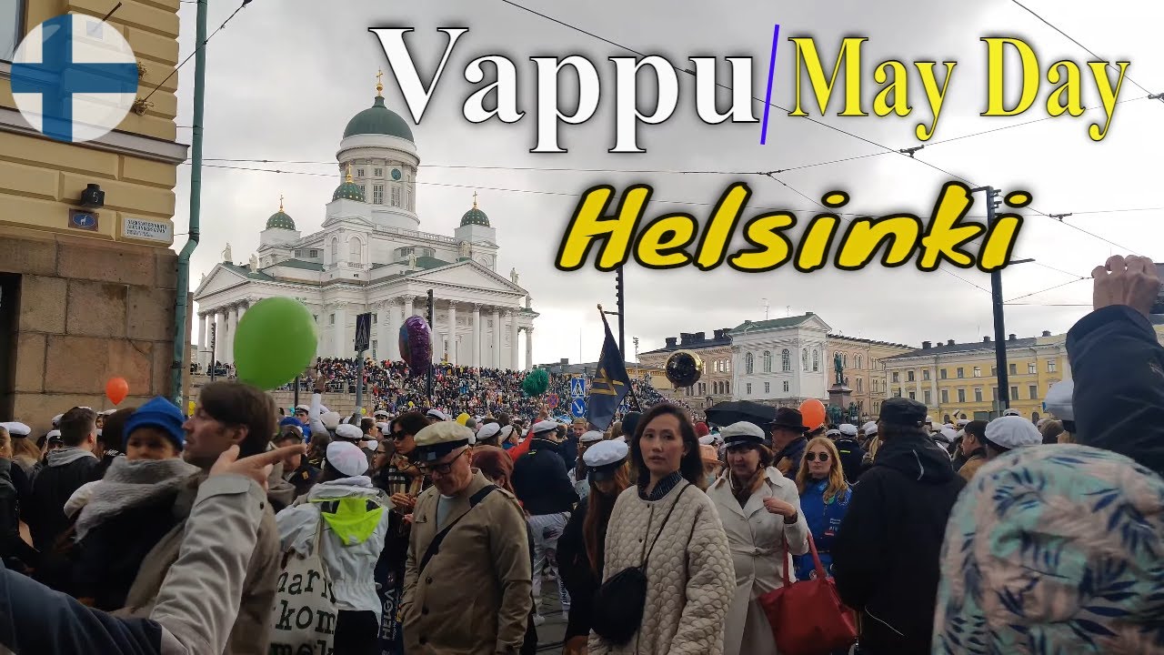 4K 60fps HDR Vappu (May Day) Party in Helsinki Finland #happy #travel # ...