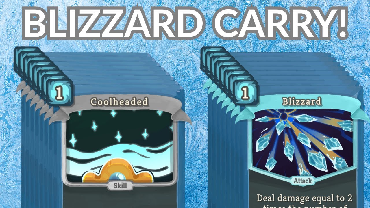 This BLIZZARD Deck Felt Like CHEATING... | A20H Defect | Slay The Spire - YouTube
