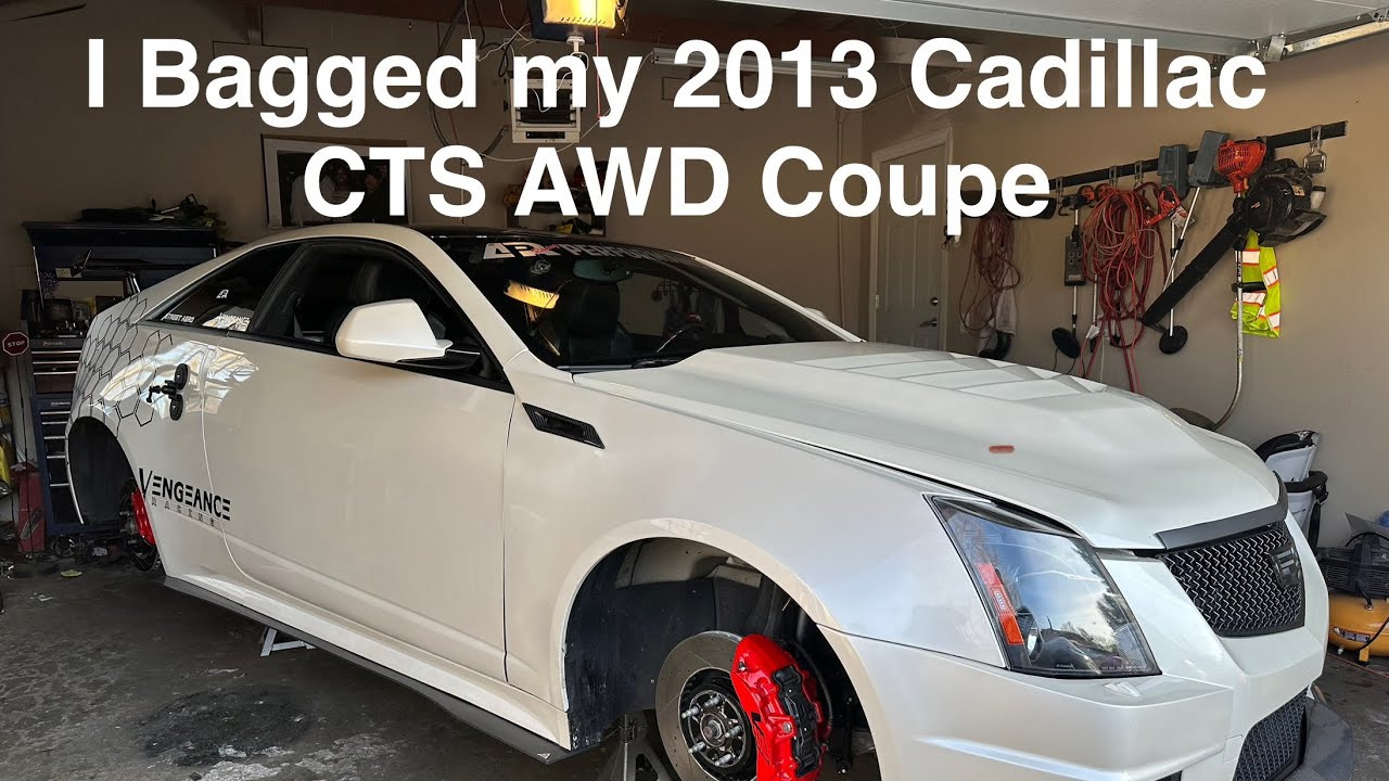 I Bagged My 2013 Cadillac CTS AWD Coupe - YouTube