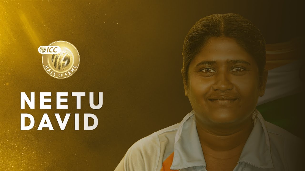 NEETU DAVID | ICC HALL OF FAME #icc #halloffame #womenscricket #spinner ...