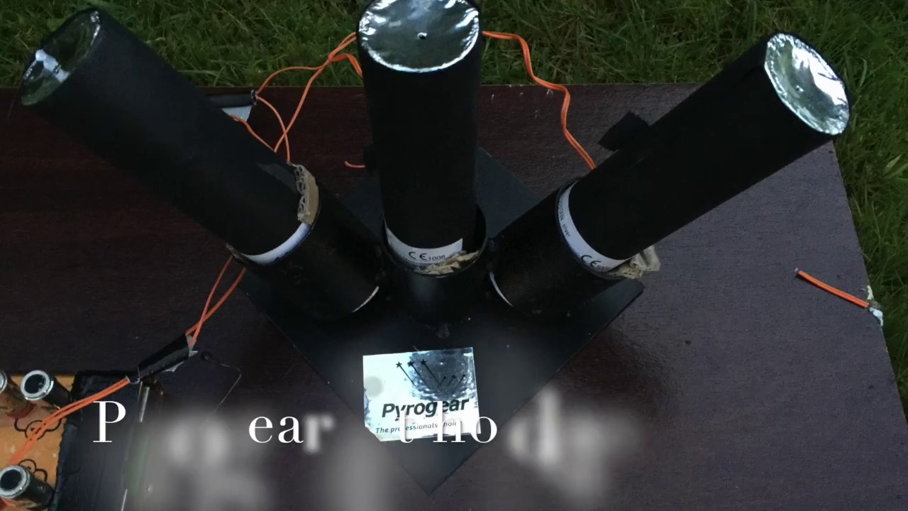Imperial Lotus Fireworks stage and arena product testing - YouTube