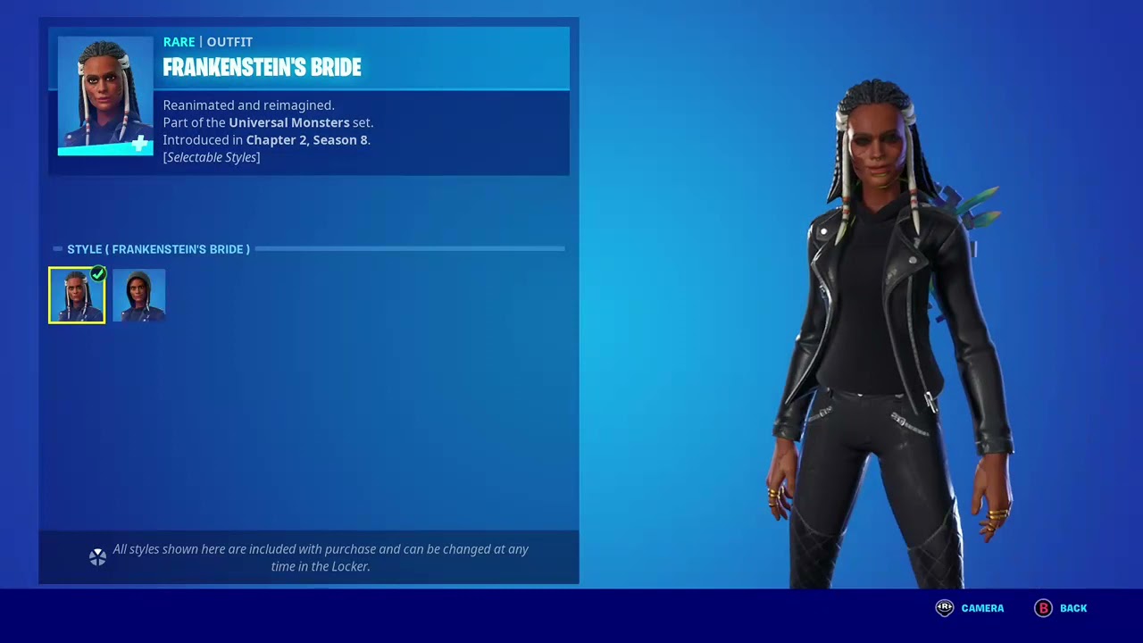 Fortnite: New Frankenstein's Bride Item Shop 10/28/21 - YouTube