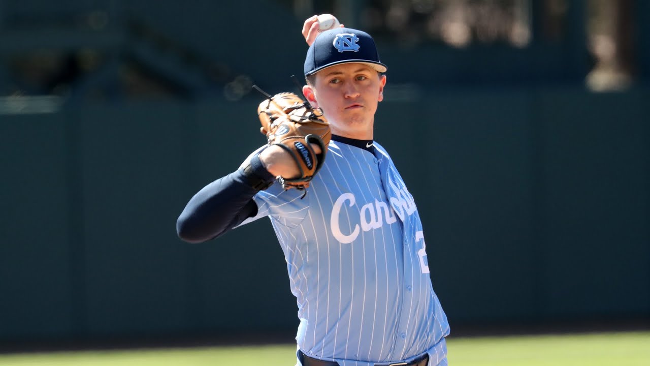 UNC Baseball: Sprague Throws a Gem as Heels Sweep Yellow Jackets - YouTube