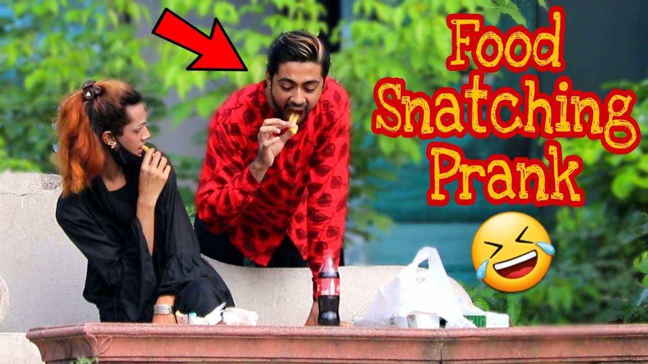 Food Snatching Prank On People Part 4 | BY AJAHSAN | - YouTube