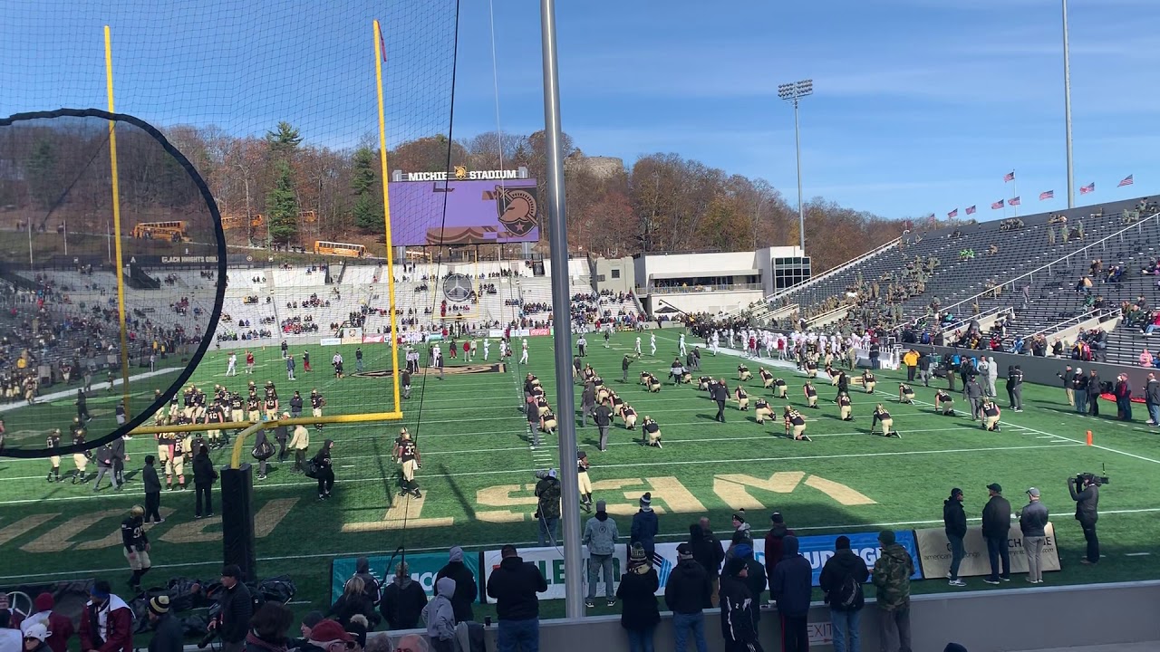 BEST VENUE IN COLLEGE FOOTBALL? West Point prior to Army UMass game at ...