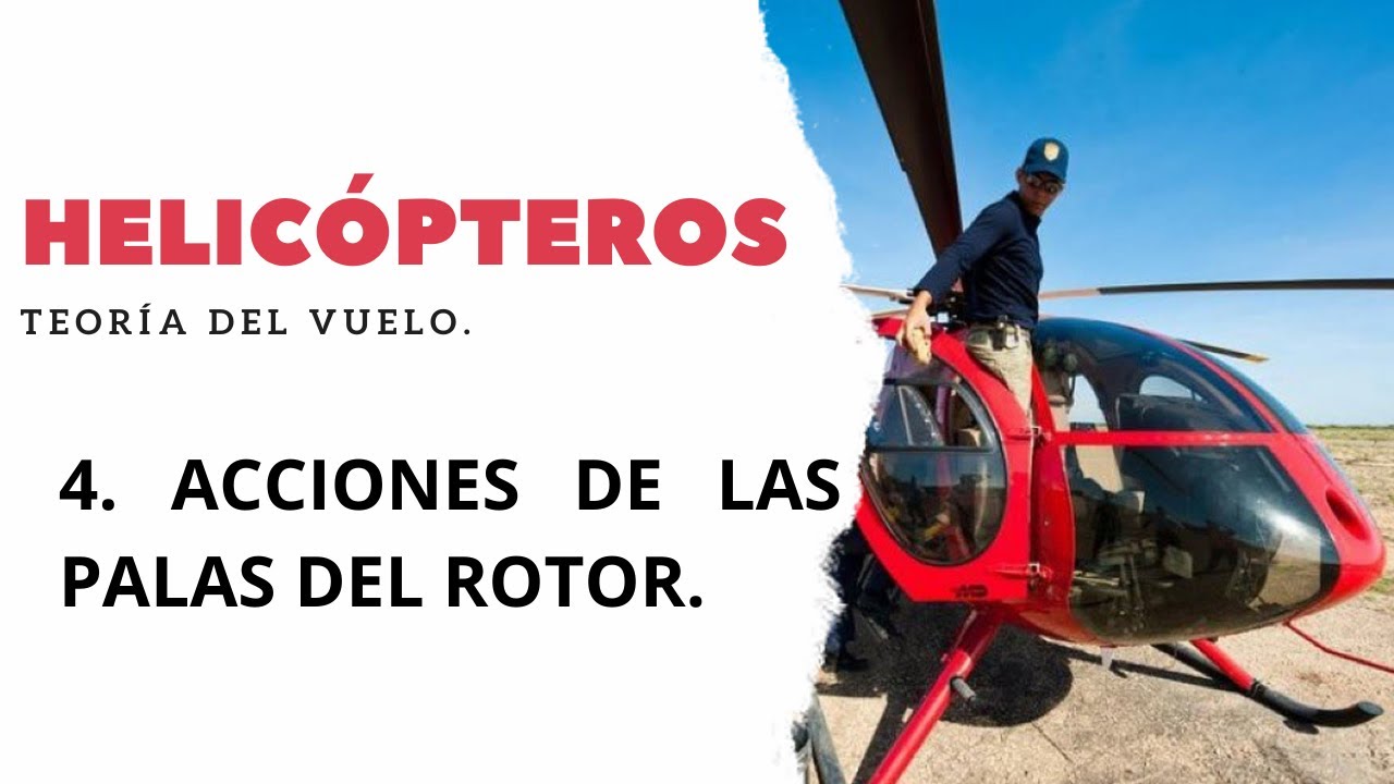 Helicópteros. Teoría del vuelo. 4 Acciones de las palas del rotor - YouTube
