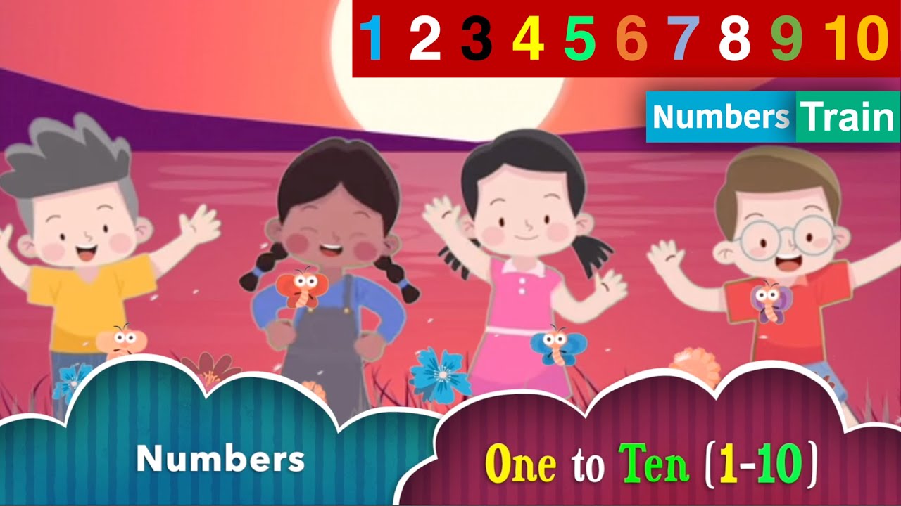 Learn 1 to 10 Numbers |123 Number | 1234 Counting for Kids | Cartoon ...