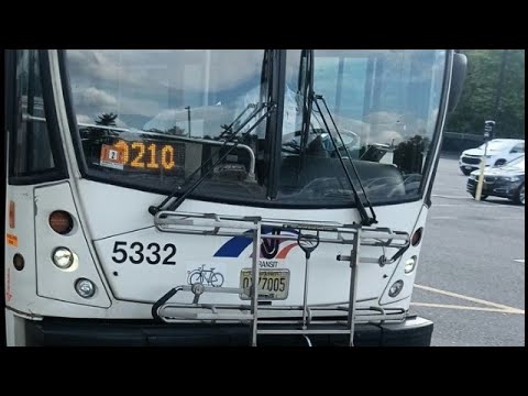 NJ Transit [On Board Ride] 2008 NABI 416.15 Suburban #5332 on Route 400 ...