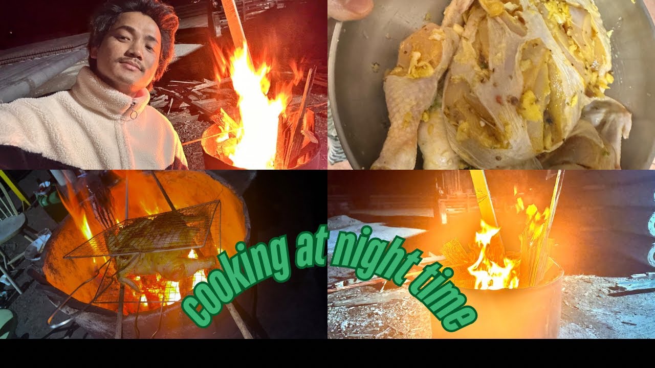 Freestyle cooking at night// I enjoying my meal// night life ...