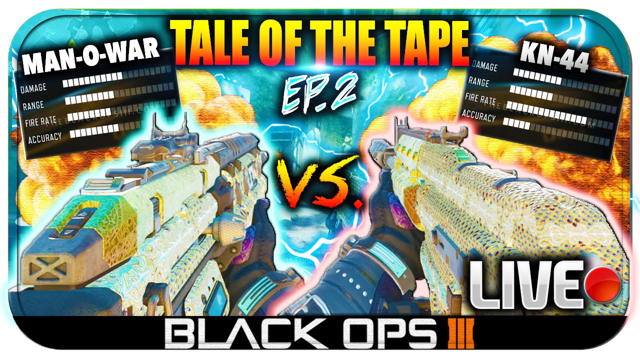 "BEST GUN" in BLACK OPS 3! - "KN-44 vs MAN-O-WAR" ★ (BO3: Best Weapon ...