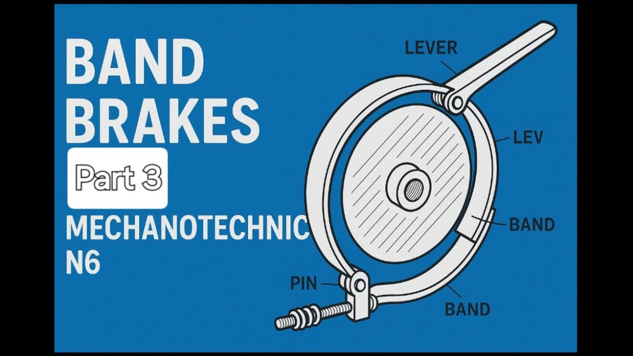 Band brakes Part 3_ mechanotechnics N6 - YouTube