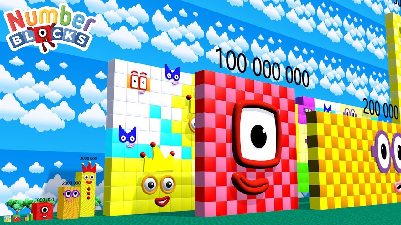 Numberblocks Step Squad NEW 1444 to 400,000,000 BIGGEST - Learn To ...
