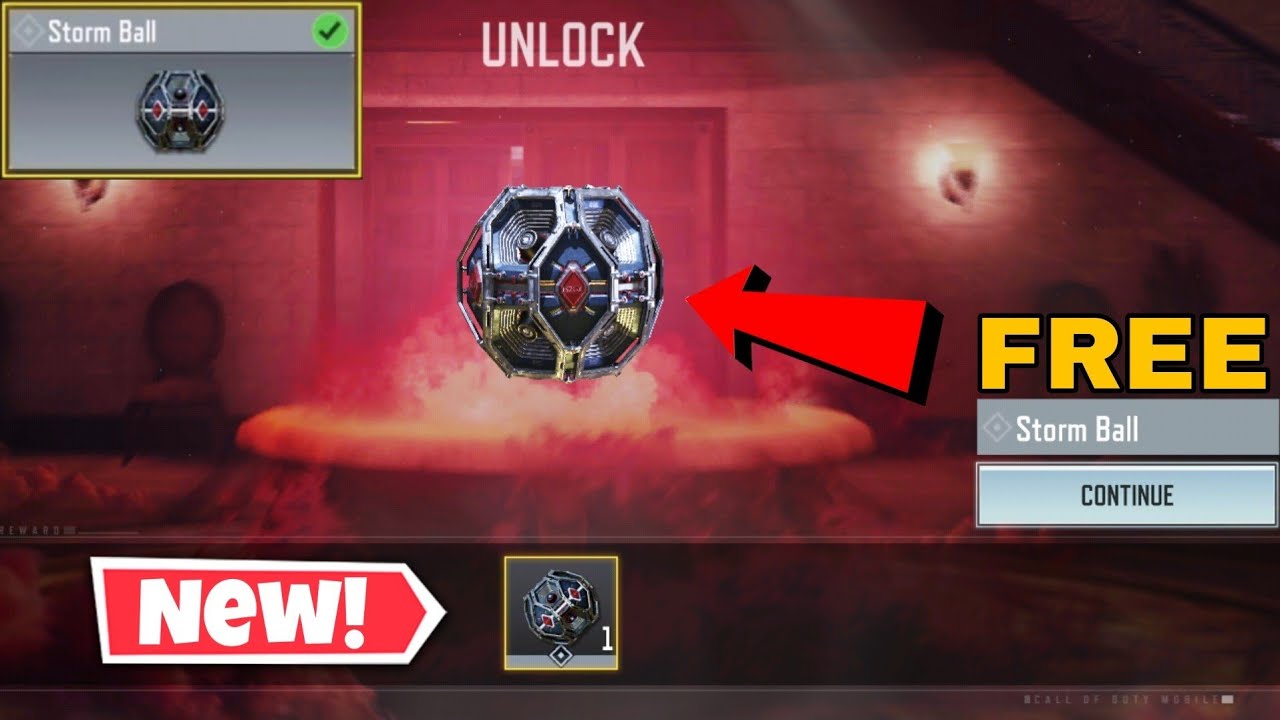 How to Get FREE Storm Ball in COD Mobile | How to Equip and Gameplay ...