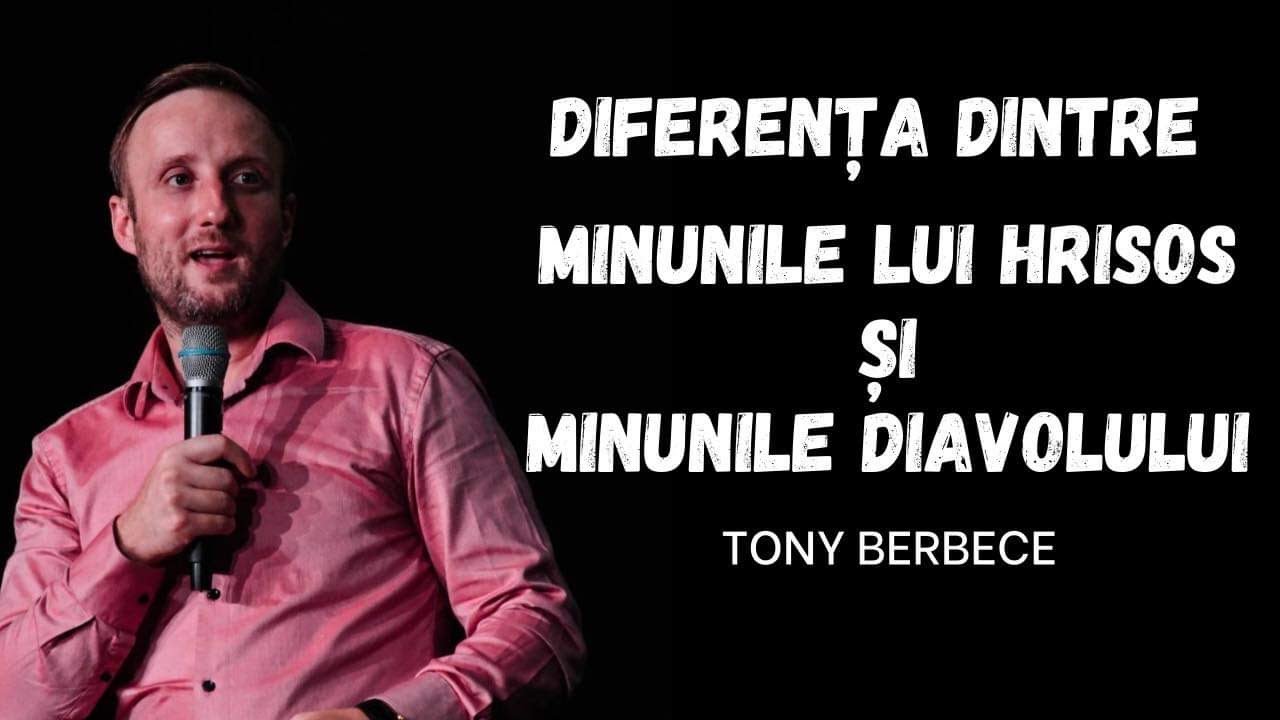 Toni Berbece: Diferenta dintre minunile lui Hristos si minunile ...