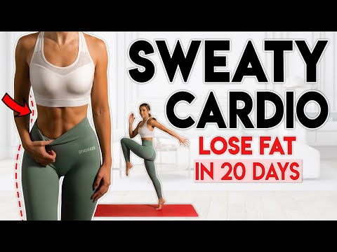 SWEATY CARDIO FAT LOSS in 20 Days (no jumping) | 10 min Home Workout