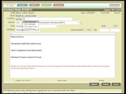 SDS Demo -- Basic Contact Note entry - YouTube