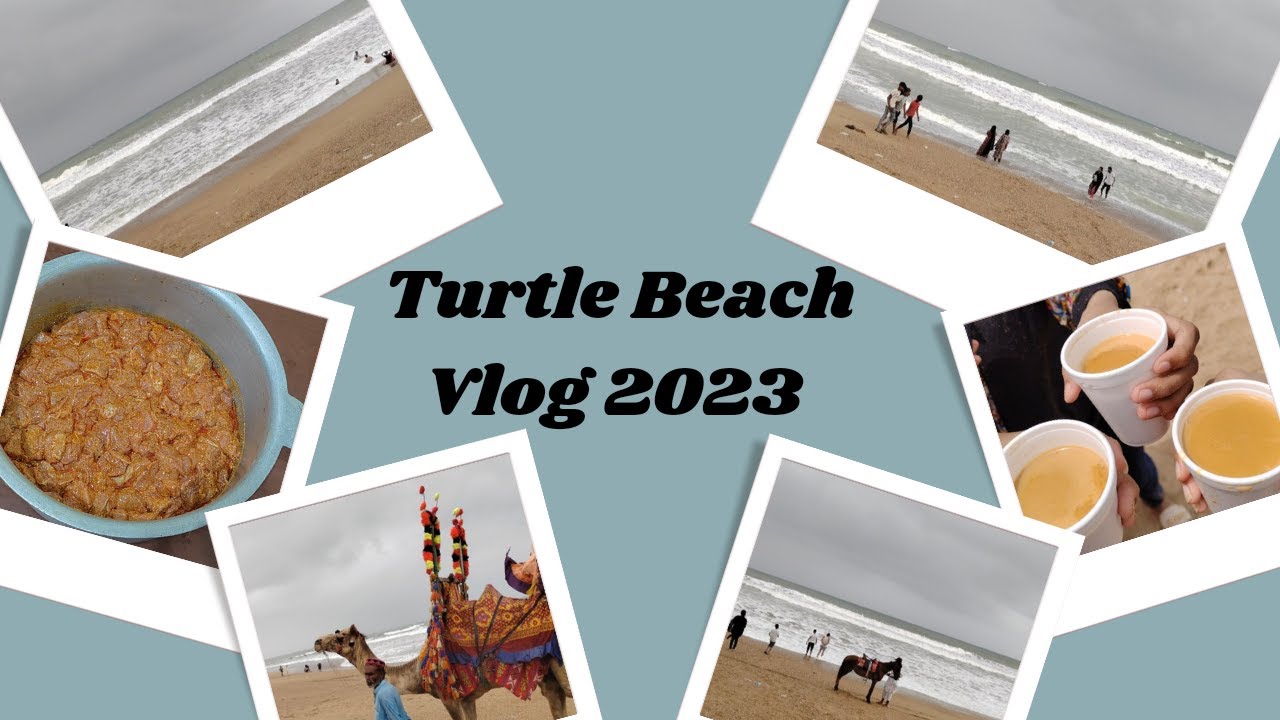 turtle beach karachi vlog | pakistan karachi tour 2023 | tikka boti ...