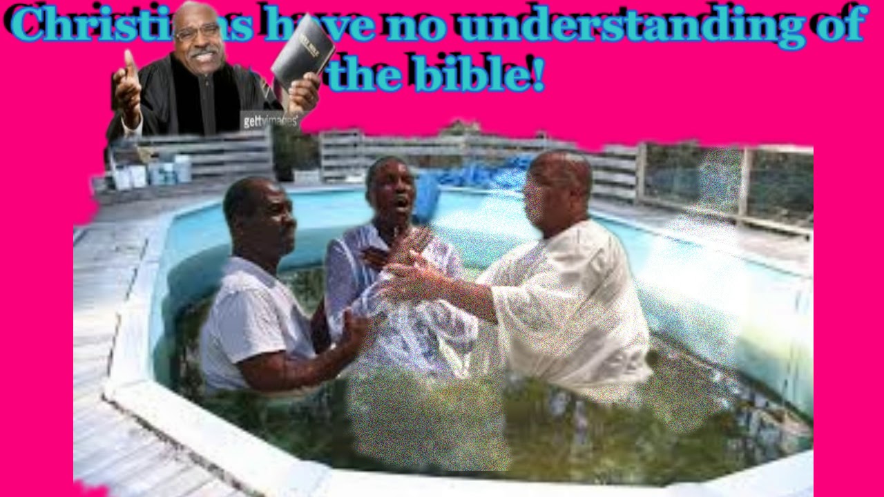 BLACK CHURCHES BAPTIZING DUNKING IN A TUBS WILL NOT SAVE THEM - YouTube