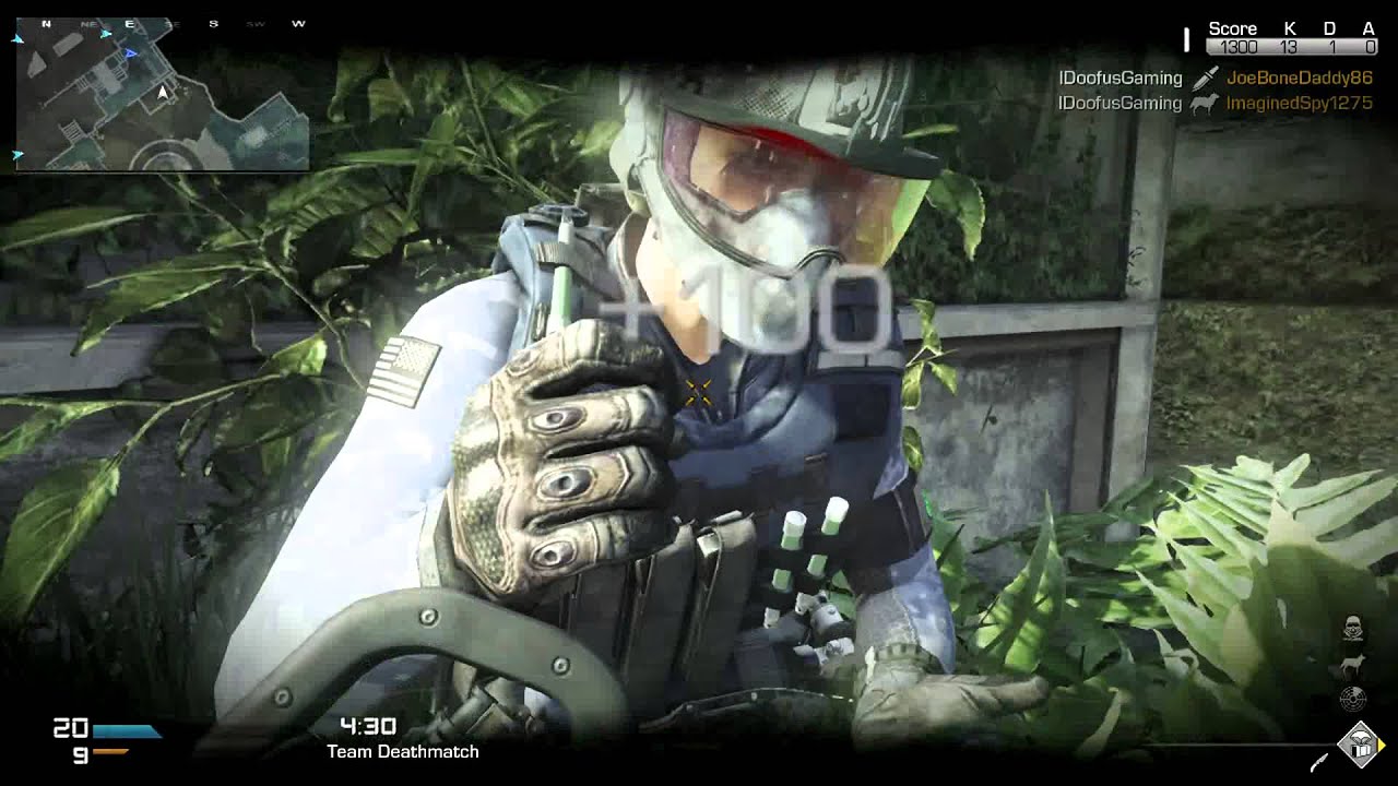 First COD Ghost Game on XBOX ONE! LEVEL 1 Maniac!! - YouTube