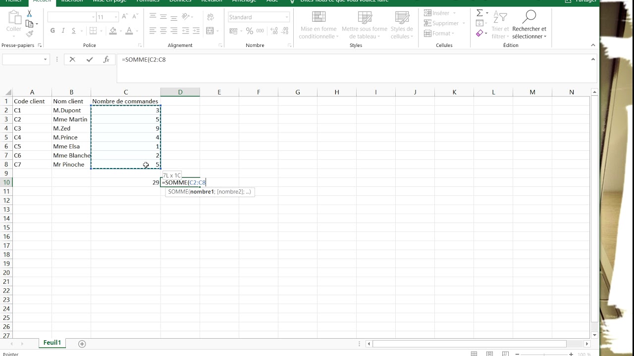 excel : création et mise en forme d'un tableau excel simple - YouTube