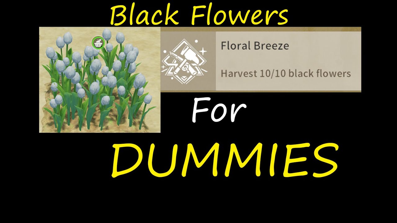 Flower mechanics and Intermediate Black Flower guide | Blue Protocol ...