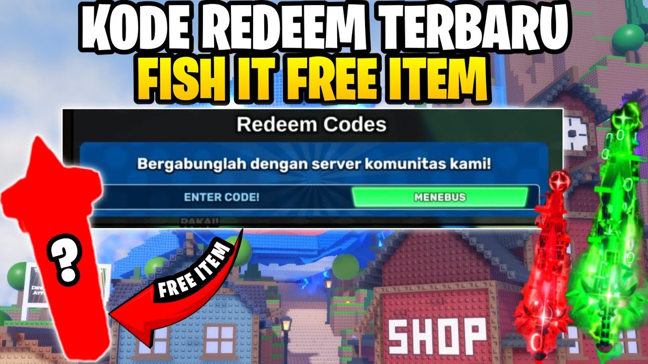 KODE REDEEM FISH IT TERBARU NEW UPDATE - Tips & Trik Di Game FISH IT ...
