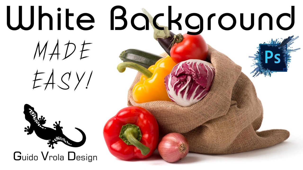 Easy White Background Tutorial - YouTube