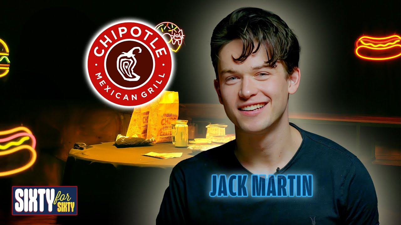 Jack Martin Eats His Body Weight In Chipotle | 60For60 - YouTube