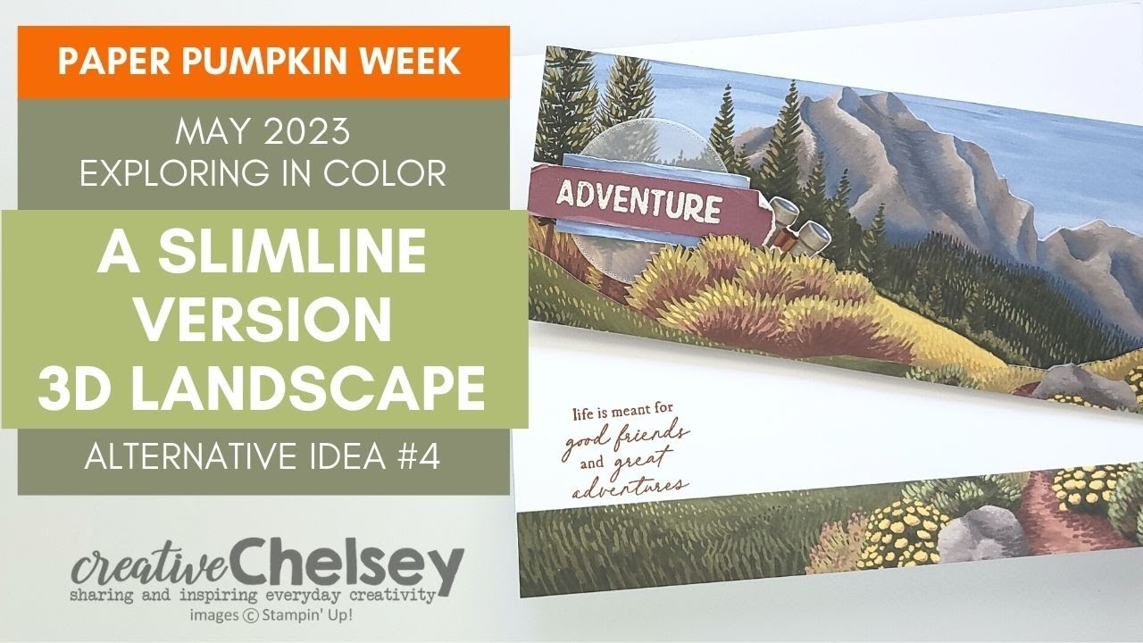 A Slimline Version 3D Landscape - Alternative Idea - May 2023 Exploring ...