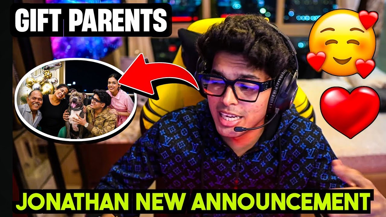 Jonathan Announcement🤩 Jonathan Gift House To Parents ️ Jonathan Gaming ...