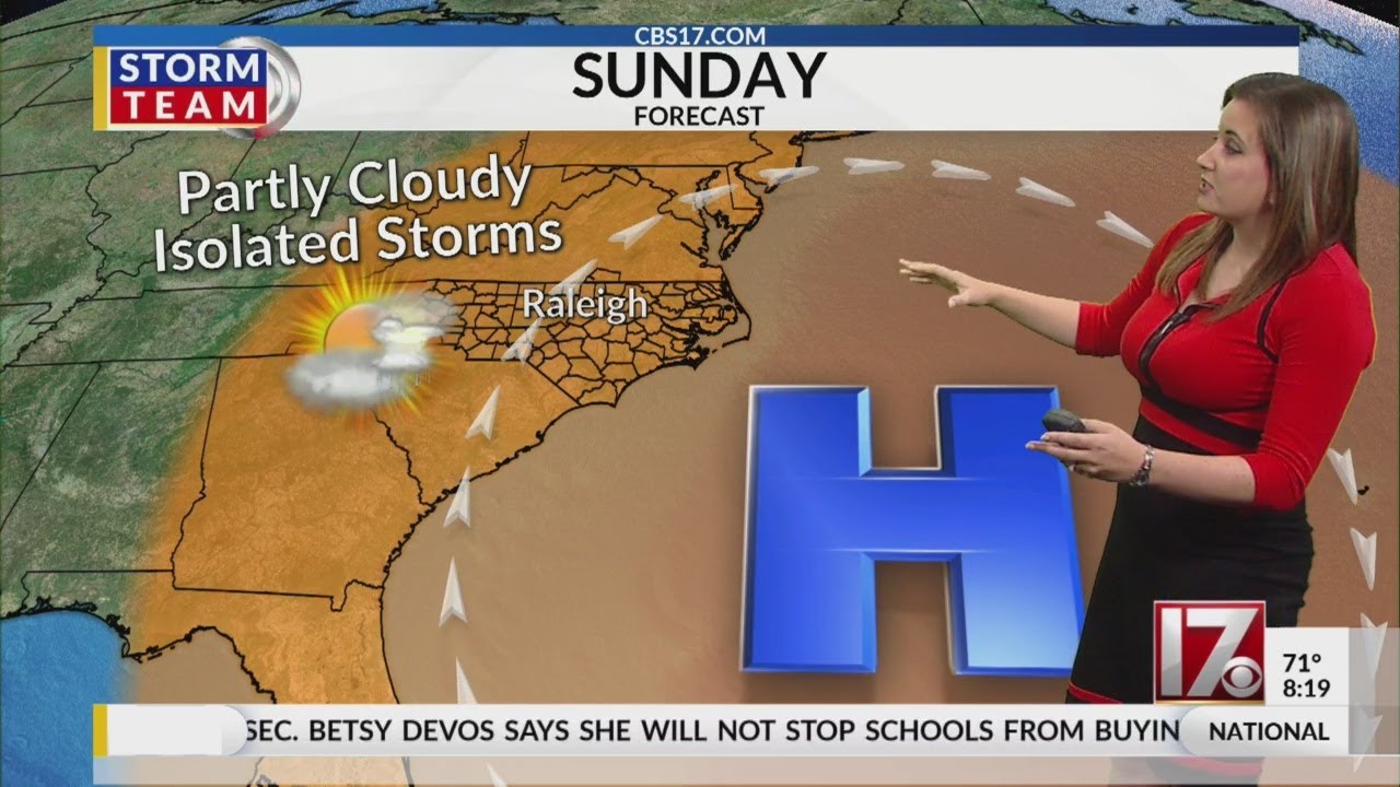 Kristin Ketchell's Sunday weather forecast - YouTube