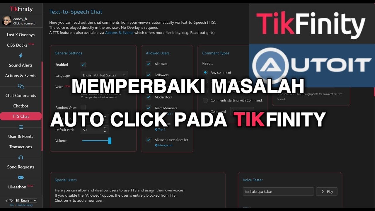 Cara Memperbaiki Masalah AutoIt Pada TikFinity TikTok Live!! - YouTube