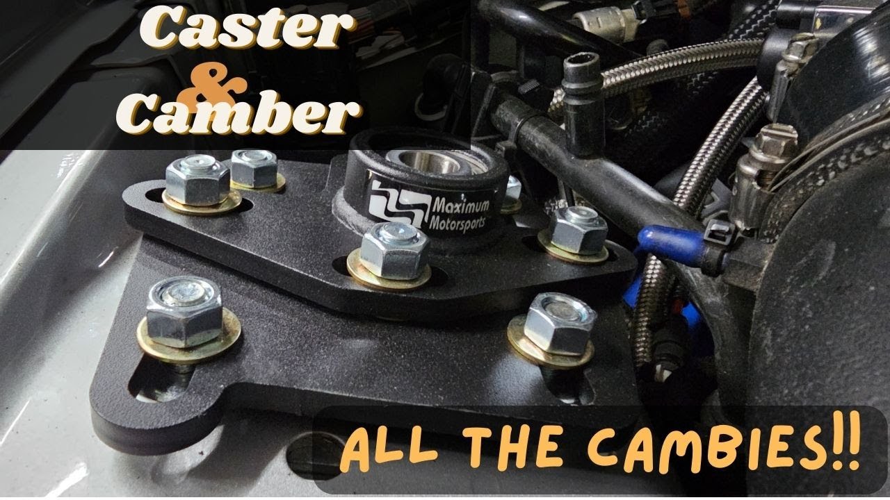 Project Apex Snake: Part 3 - Maximum Motorsports Caster Camber Plates ...
