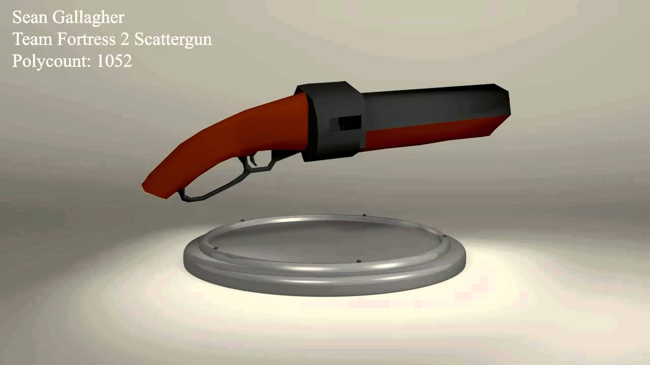 TF2 Scattergun Model - YouTube