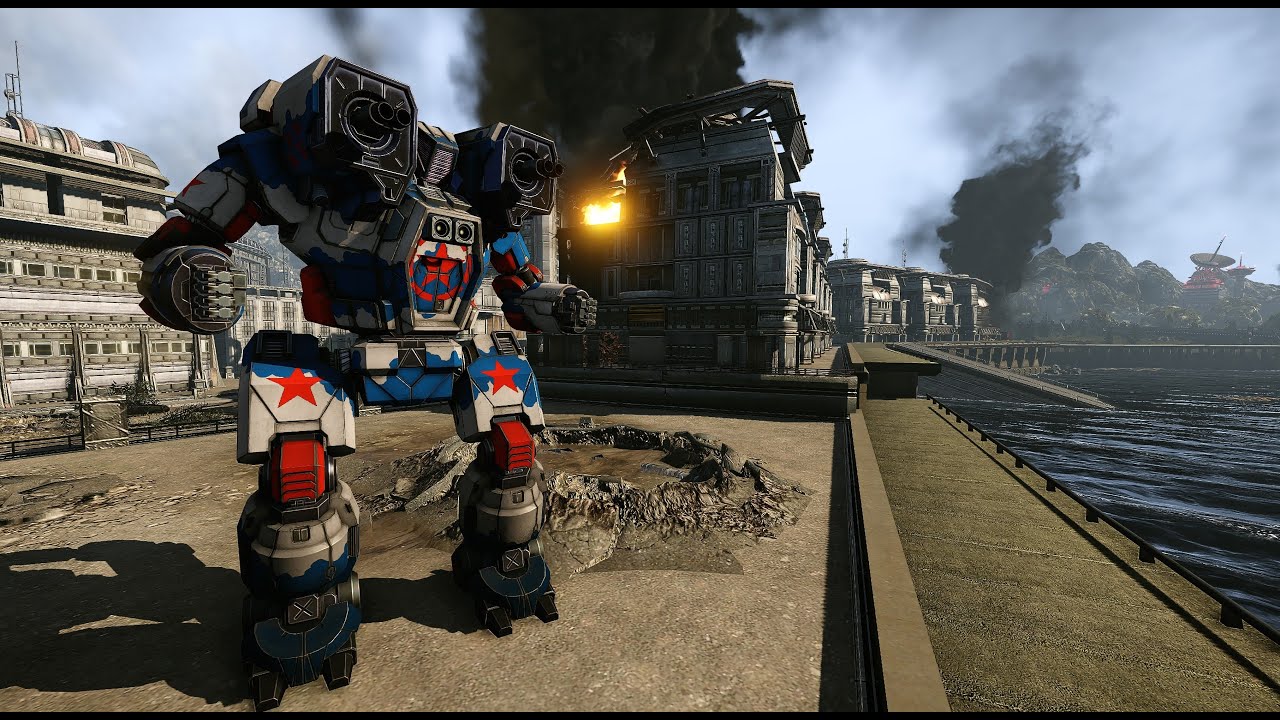 Mechwarrior Online - America's Hunchback on River City - HBK-IIC - YouTube
