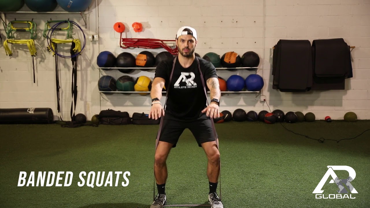 Banded Squats - YouTube
