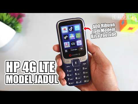 COBAIN HP TOMBOL YANG UDAH UPGRADE JADI 4G LTE & MURAH! - Review Strawberry ST100 4G Featurephone