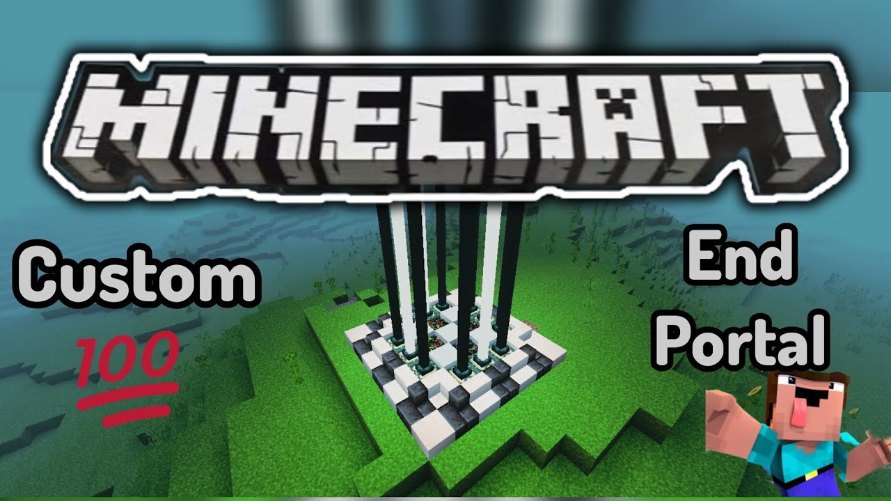 custom end portal in minecraft | without any mod | #minecraft - YouTube