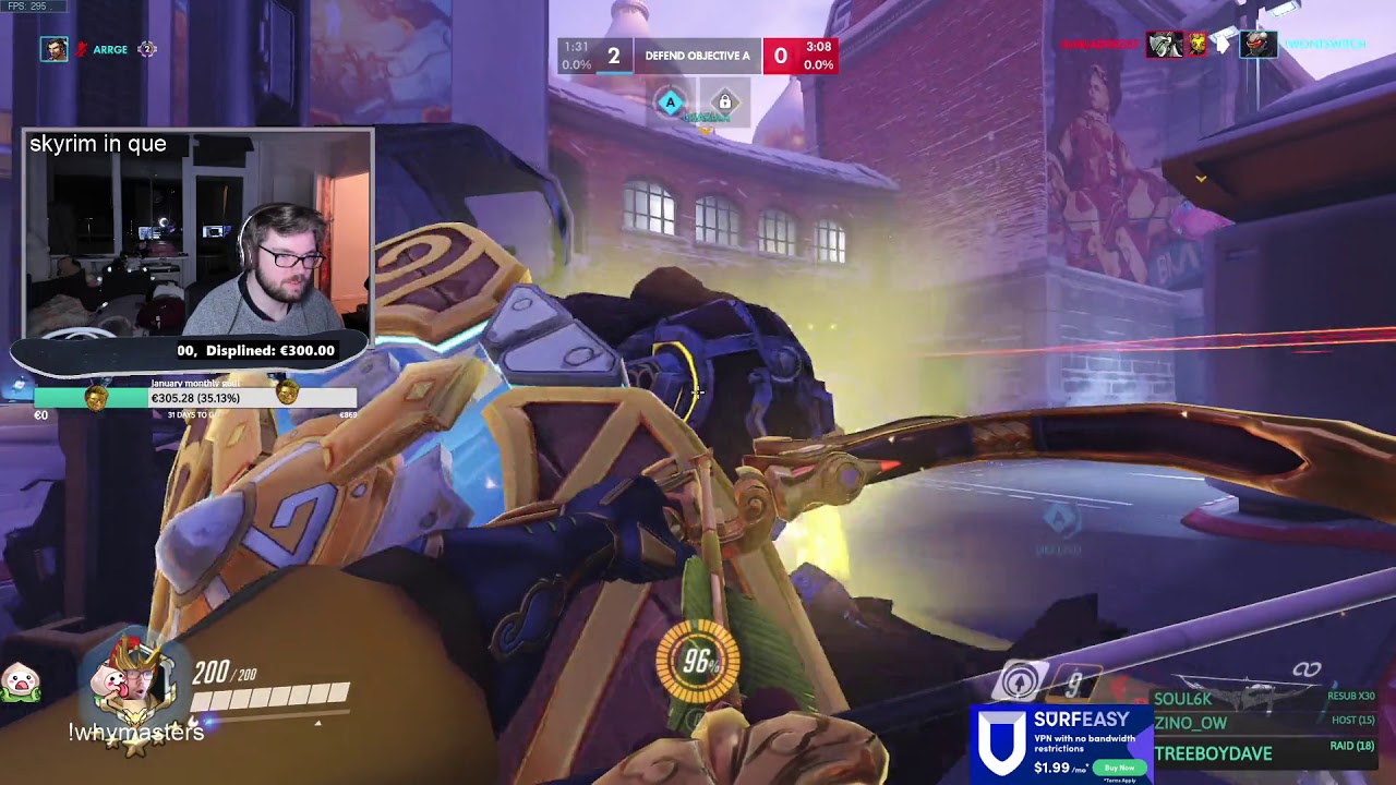 ARRGE PRO HANZO?1 37 ELIMS! [ OVERWATCH SEASON 19 TOP 500 ] - YouTube