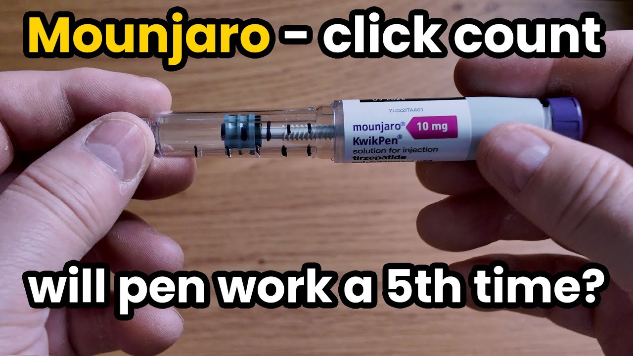 Mounjaro Diaries - 5th use of pen when counting clicks to short dose ...