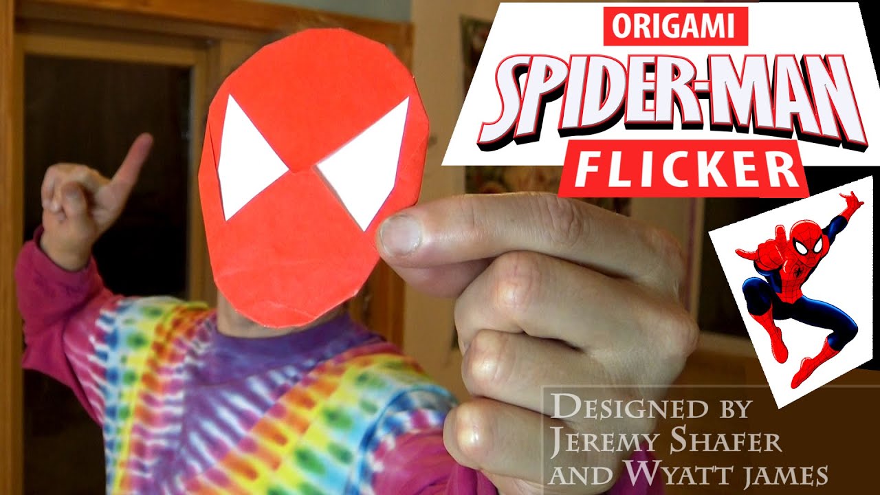 Origami Spider Man Flicker Youtube