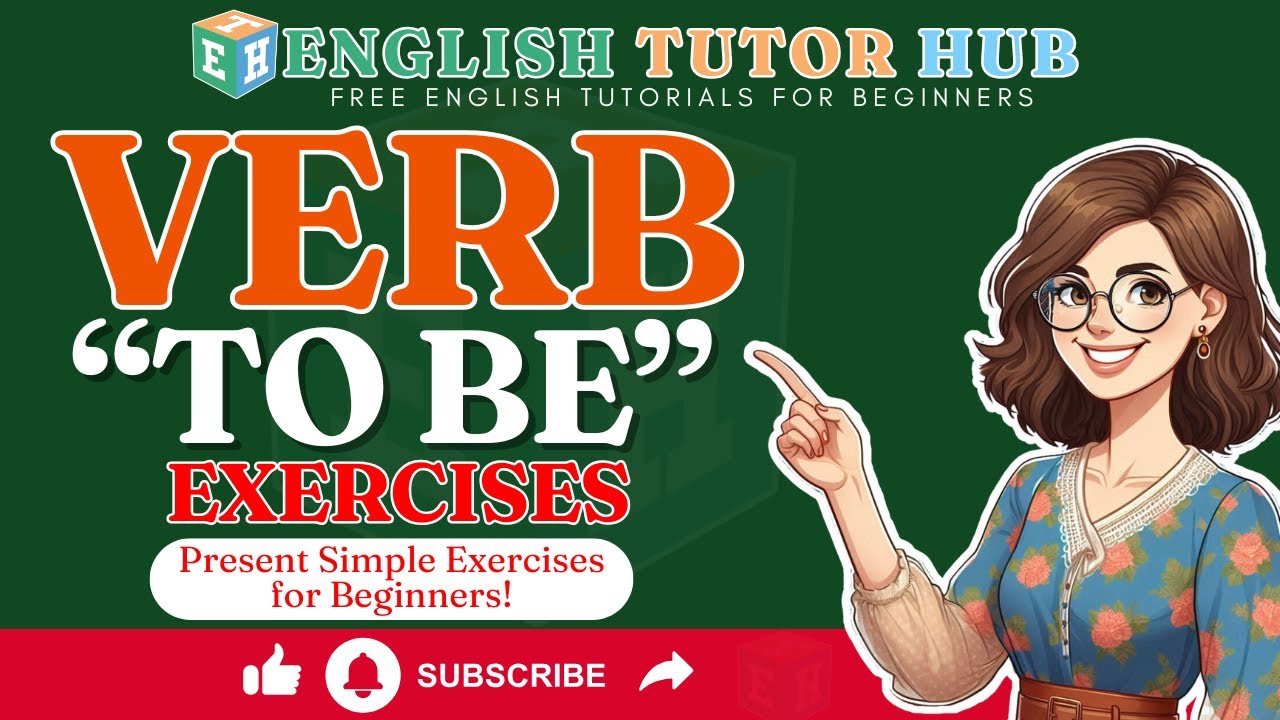 Verb "To Be" Practice | Present Simple Exercises for Beginners! - YouTube