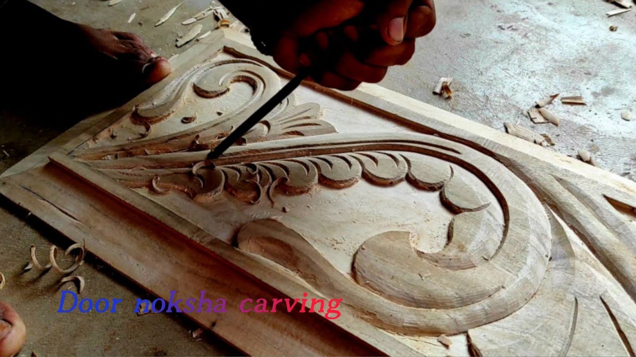 nice door noksha carving for sm purulia furniture. - YouTube